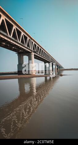 Bogibeel bridge - the longest double decker bridge in india Stock Photo ...
