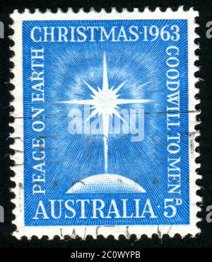 AUSTRALIA - CIRCA 1963: a stamp printed in the Australia shows ...