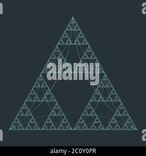 Fractal, Geometry, Triangle Stock Photo - Alamy