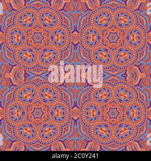 colored hand drawn psychedelic zentangle pattern Stock Photo - Alamy