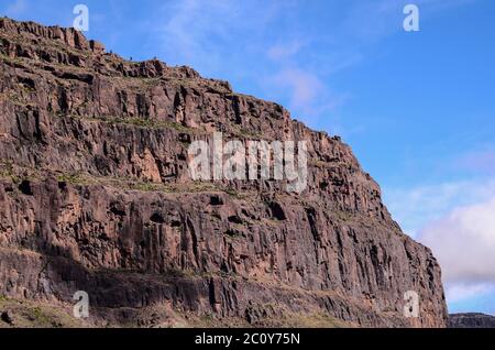 Volcanic Rock Basaltic Formation in Gran Canaria Stock Photo - Alamy