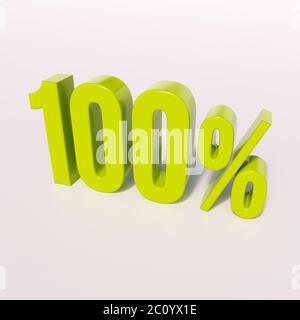 Percentage sign, 100 percent Stock Photo - Alamy