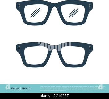 Elegance eyeglasses icon. Simple illustration of Eeegance eyeglasses ...