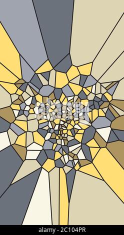 abstract vector stained-glass triangle mosaic background Stock Photo ...