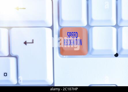 Handwriting text Speed Recognition. Conceptual photo interdisciplinary ...