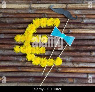 Euro symbol made of flowers Stock Photo - Alamy