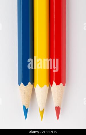 The State flags made of colorful wooden pencils Italy Stock Photo - Alamy