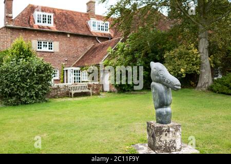 Farley Farmhouse, the home of surrealists Lee Miller and Roland Penrose ...