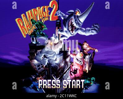 Rampage World Tour - Nintendo 64 Videogame - Editorial use only Stock ...