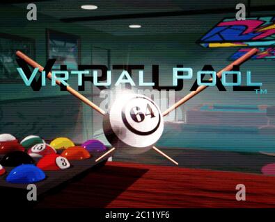 Virtual Pool 64 - Nintendo 64 Videogame - Editorial use only Stock ...