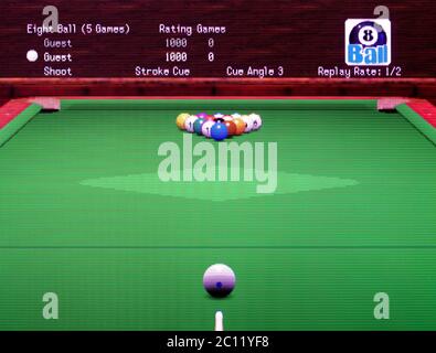 Virtual Pool 64 - Nintendo 64 Videogame - Editorial use only Stock ...