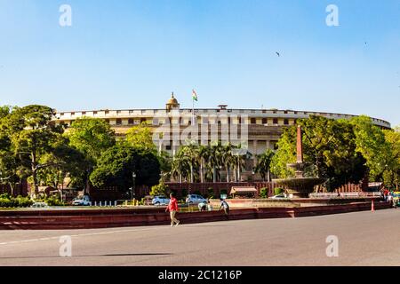 The Ministry of External Affairs located in New Delhi in India. A ...