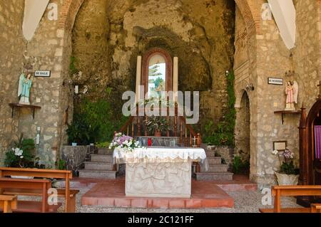 Sanctuary of the Madonna delle Fonti in the Calabrian city of spilinga ...