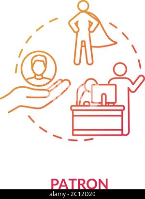 Patron concept icon Stock Vector Image & Art - Alamy