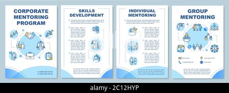 Mentoring program brochure template Stock Vector Image & Art - Alamy