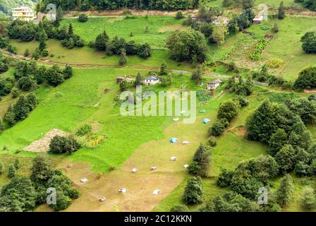 TRABZON, TURKEY - SEPTEMBER 12, 2011: Hamsikoy Village, Neighborhoods ...