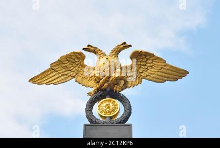 double headed eagle statue Stock Photo - Alamy