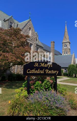 St. Mary's Cathedral, Fall River, Massachusetts, USA Stock Photo - Alamy