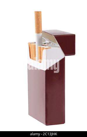 Box of cigarettes close up Stock Photo - Alamy