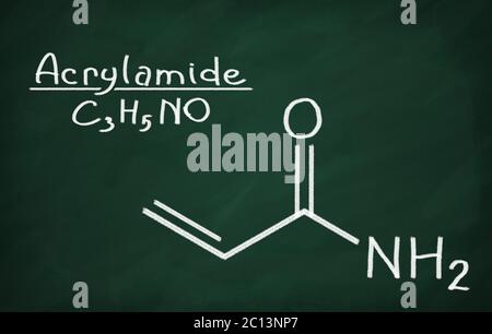 Structural model of Acrylamide Stock Photo - Alamy