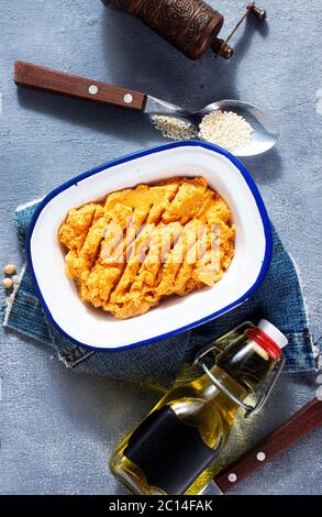 Traditional chickpeas Hummus with pita bread and paprika on top Stock ...