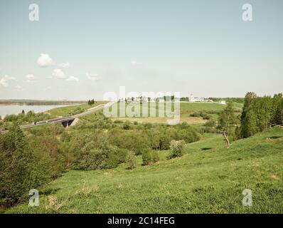 Russian spring meadow Stock Photo - Alamy
