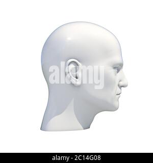 Mannequin Dummy Head Isolated Stock Photo - Alamy