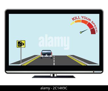 Kill your speed public information road safety awareness message ...