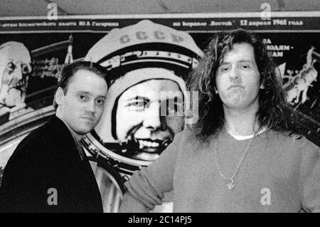 Ray Neal and Mark Mulcahy of Miracle Legion at a press event at Rough ...