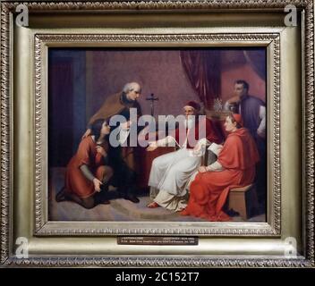 Johannes Christian Riepenhausen - Bramante introduces Raphael to Pope ...