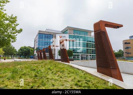 The library at Teesside University in Middlesbrough,England,UK Stock ...
