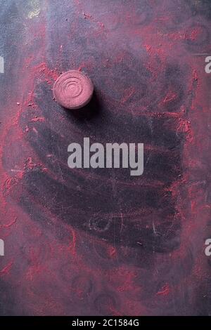 Red chalk dust Stock Photo - Alamy