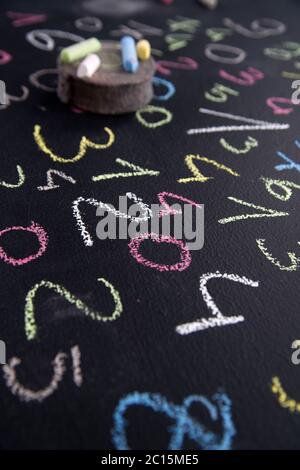 Various colored numbers Stock Photo - Alamy