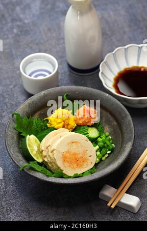 ankimo is a japanese dish made with monkfish liver Stock Photo - Alamy