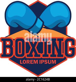 boxing logo with text space for your slogan / tag line, vector ...