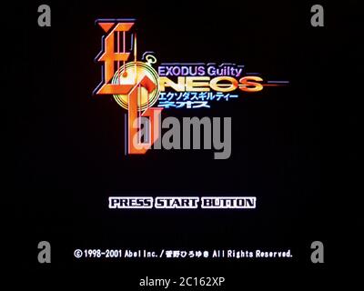 Exodus Guilty Neos - Sega Dreamcast Videogame - Editorial use only ...