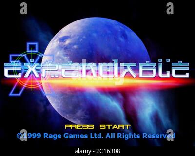 Expendable - Sega Dreamcast Videogame - Editorial use only Stock Photo - Alamy