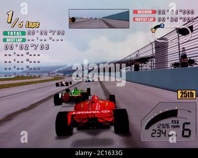 Flag to Flag - Sega Dreamcast Videogame - Editorial use only Stock Photo - Alamy