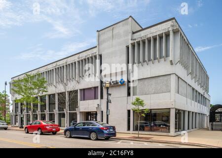 Elgin National Bank building Stock Photo - Alamy