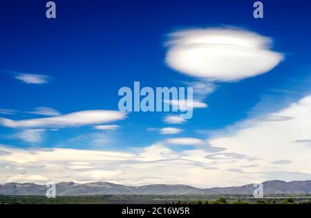 Strange looking clouds Stock Photo - Alamy