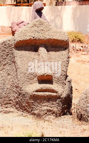 Classic Moai Mask Stock Photo - Alamy