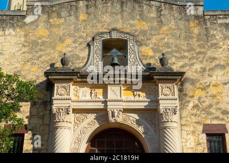 The Alamo Mission gift shop in downtown San Antonio, Texas, USA. The ...
