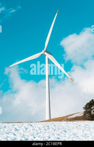 A closeup shot of a windmill rotor and blades Stock Photo - Alamy