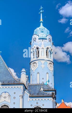 Facade of the Church of St. Elizabeth of Bratislava, also known as the ...
