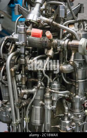 Rocket Engine Launcher Detail Exhibition Stock Photo - Alamy