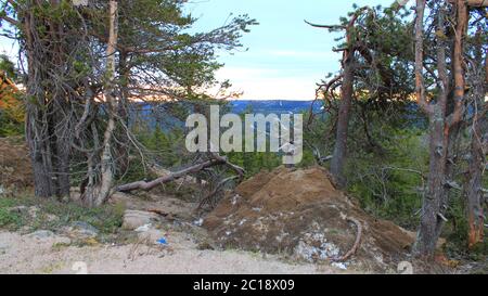 A view from Iso-Syöte, Pudasjärvi, Finland Stock Photo - Alamy