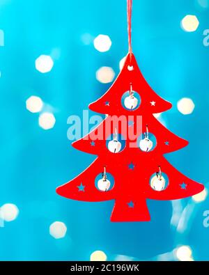 Sparkling Holiday Decorations Hang on a Festive Christmas Tree Adorned ...