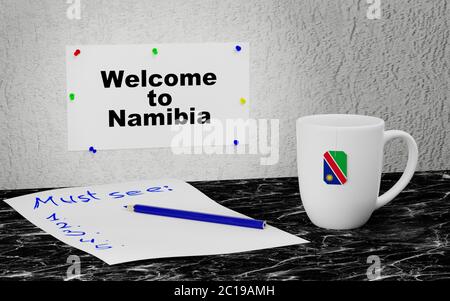 Welcome to Namibia Stock Photo - Alamy