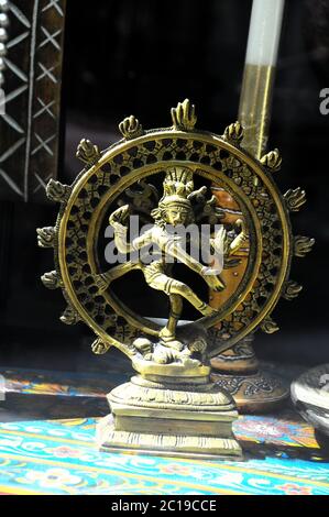 Indian God Golden Statue Stock Photo - Alamy