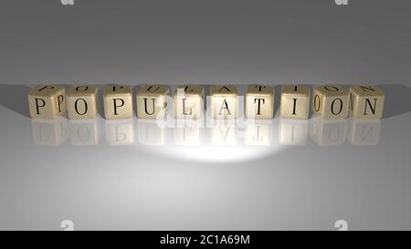 Increasing world population, illustration Stock Photo - Alamy